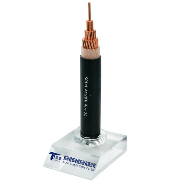 Quality 1x185mm2 Single Core Cable Stranded Copper Conductor Pvc Sheath Fire Resistant C for sale