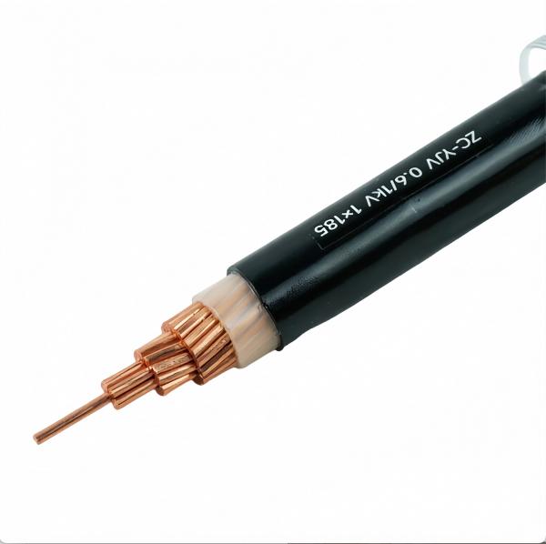 Quality 1x185mm2 Single Core Cable Stranded Copper Conductor Pvc Sheath Fire Resistant C for sale