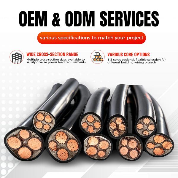 Quality 3+1 Core Flame Retardant 4 Cores Cable  For Factory Three Phase Main Power for sale