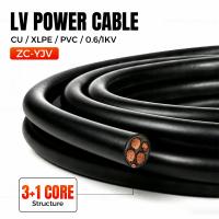 Quality Low Voltage 4 Cores Cable ZR-YJV 3×35mm2+1×16mm2 XLPE Cable for sale