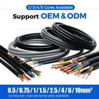 Quality Main Distribution 5 Core Flexible Cable 4.0mm2 RVV For Three Phase Add Earth for sale