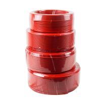 China Red Solid Copper Conductor PVC Insulated Single Core Copper Live Wire for sale