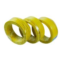 China Yellow  PVC Copper Single Core Switch Wire 450v 750V Lighting Control Cable for sale