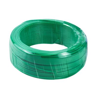 China Green Copper Control Wire BV 2.5mm2 PVC Insulated Electrical Building Cable for sale
