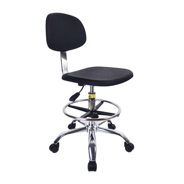Quality Adjustable Industrial Anti Static Chairs Lab Custom PU Leather Chairs For for sale