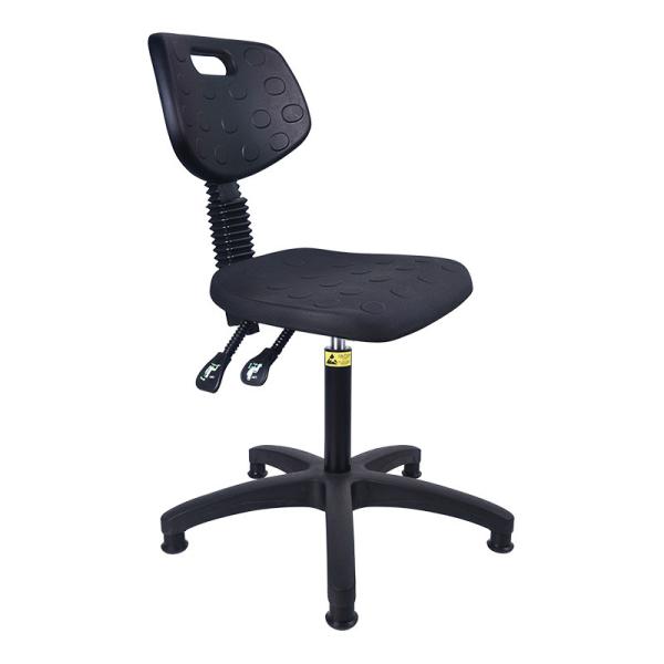 Quality 400mm Seat Laboratory Anti Static Office Chair PU Foaming Chairs Adjustable for sale