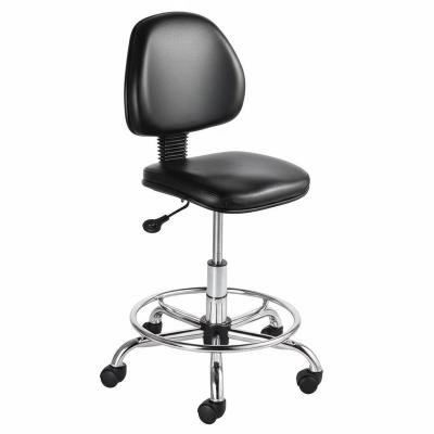 China Durable PU Lab Antistatic Chair Model PU-AC-001 with 300 Lbs Weight Capacity and Adjustable Height for sale