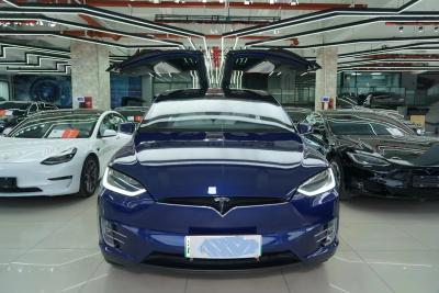 中国 2019の純粋な電気Tesla X100Dの倍モーター四輪駆動車は5つの座席SUVを使用した 販売のため