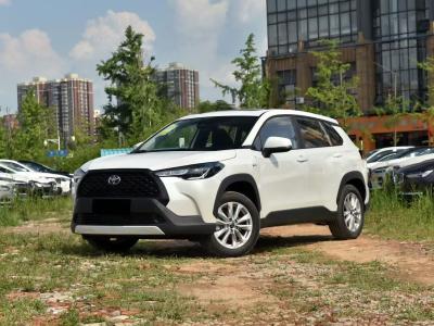 China Corolla Cross Dual Engine Electric Hybrid White Available Compact SUV E-CVT continuously variable transmission for sale