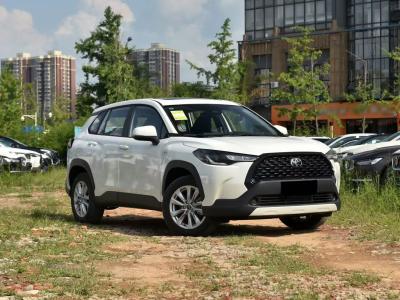 China Corolla Cross Dual Engine Electric Hybrid White Available Compact SUV E-CVT continuously variable transmission for sale