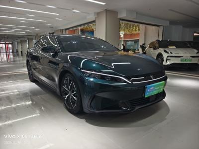 China BYD Han 2022 EV 610KM 4WD Qianshan Green Limited Edition for sale