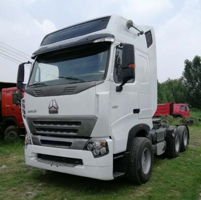 Cina EURO bianco III HW19710 della seconda mano/nuovo Sinotruck Howo del trattore dei camion di colore 2014 375HP WD615.96E in vendita