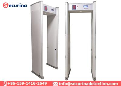 Cina Schermo LCD di rilevazione 50/60Hz di zone del metal detector 6 impermeabili della struttura di porta piccolo in vendita