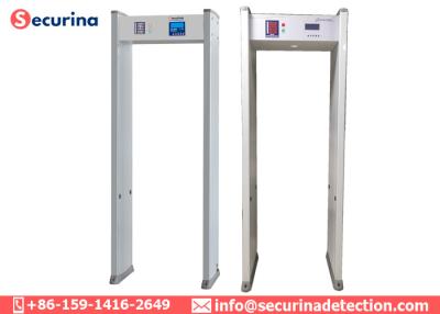 China Detector de metais do quadro de porta da zona do aeroporto precisão alta do multi antiparasitária à venda