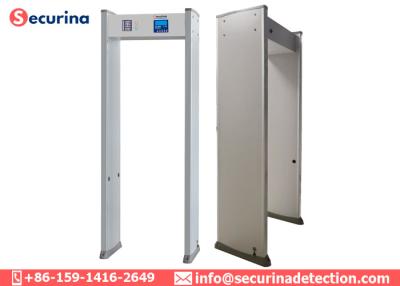 Cina 6 zone camminano attraverso la struttura di porta del rivelatore di sicurezza per la protezione di sicurezza in vendita