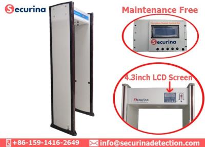 Cina Portone schierabile rapido del rivelatore di sicurezza aeroportuale con 8 zone puntuali distinte in vendita