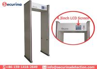 China Digital Display Airport Security Detector Door For Security Check Point for sale