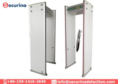 China Multi detector de metais à prova de choque da zona, caminhada da segurança através do quadro interno da porta 700mm à venda