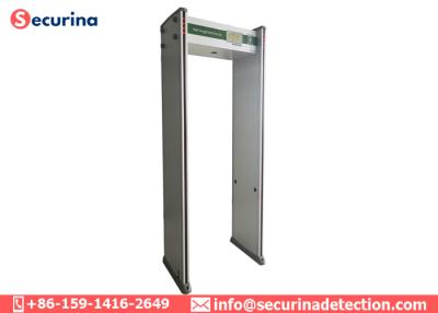 China Multi detector de metais à prova de choque da zona, caminhada da segurança através do quadro interno da porta 700mm à venda