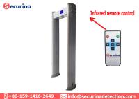 China 55kgs Security Walk Through Gate , Security Gate Scanner Built In Self Diagnostic Program for sale