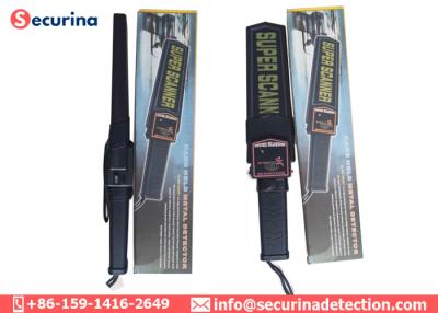 Cina Il nero tenuto in mano del metal detector della bacchetta della manopola regolabile di sensibilità con la presa di gomma in vendita