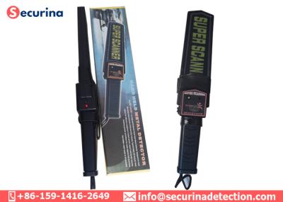 China detectores de metais Handheld da segurança 270mW, modelo à mão MD3003B1 do detector da segurança à venda
