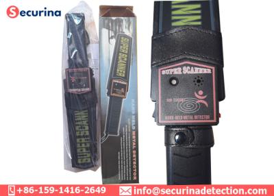 Cina metal detector tenuto in mano delle bacchette di sicurezza di potere 270mW con la batteria addebitabile in vendita