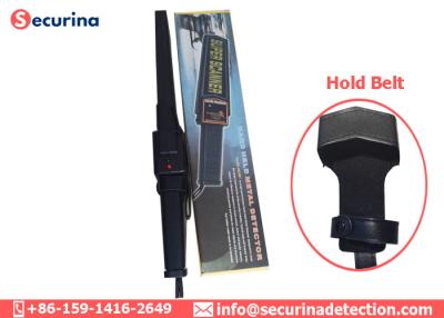 Cina Il nero tenuto in mano del metal detector della bacchetta della manopola regolabile di sensibilità con la presa di gomma in vendita