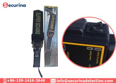 Cina Il nero leggero portatile dell'analizzatore della bacchetta del metal detector di sicurezza con l'allarme acustico in vendita