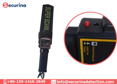 Cina Bacchetta 270mW del metal detector di sicurezza della batteria ricaricabile con l'allarme di vibrazione in vendita