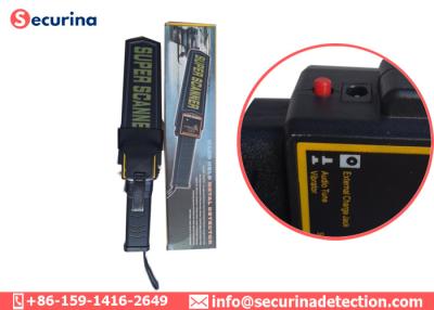 Cina metal detector tenuto in mano delle bacchette di sicurezza di potere 270mW con la batteria addebitabile in vendita