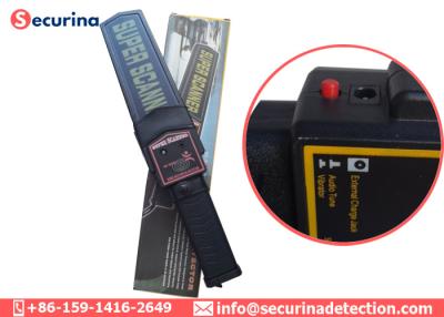 China Super Body Security Metal Detector Wand Continuous Adjustment With Vibrator for sale