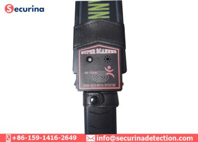 Cina Il nero tenuto in mano del controllo di sicurezza del metal detector della bacchetta di alta precisione con il vibratore in vendita