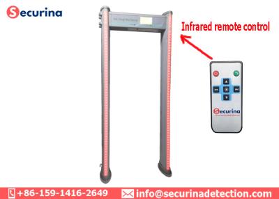 Cina Metal detector visivo di progressione degli allarmi, sensibilità eccellente del metal detector di sicurezza aeroportuale in vendita