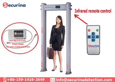 Cina Metal detector pieno AC100V~240V all'aperto dell'interno del corpo di sicurezza aeroportuale del visualizzatore digitale in vendita