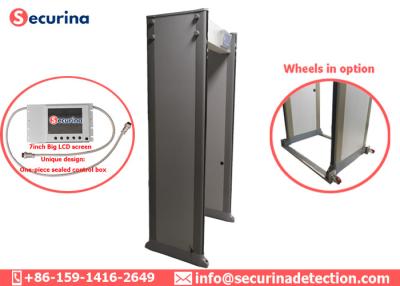 Cina Esposizione LCD a 7 pollici del metal detector dell'arco del controllo di sicurezza per gli eventi di massa/luoghi pubblici in vendita