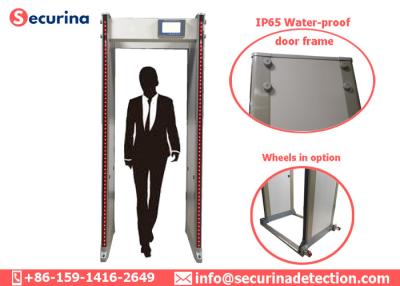 Cina Facile installi il metal detector dell'analizzatore del corpo, passeggiata con le zone del portone 33 della sicurezza in vendita