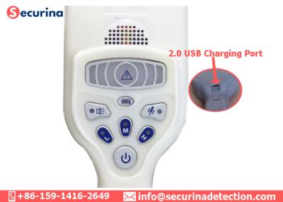 China Cabo de USB que carrega a varinha à mão do detector de metais com a sensibilidade alta super alcalina à venda