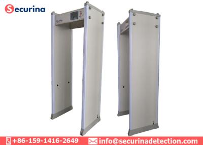 Cina Passeggiata resistente alle intemperie IP65 attraverso il rivelatore di sicurezza aeroportuale del portone con lo schermo LCD 7inch in vendita
