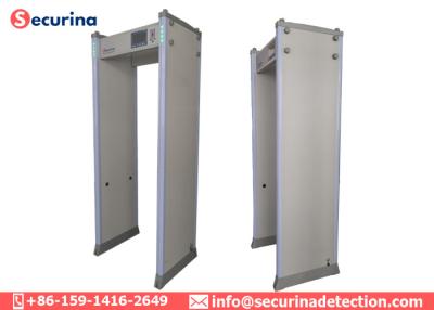 Cina Metal detector 45 AC100V~240V incurvato zone 50/60Hz della struttura di porta dell'indicatore dell'allarme in vendita