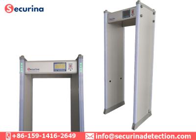 Cina 45 zone camminano attraverso il telaio di alluminio del portone IP65 del metal detector del rivelatore di sicurezza in vendita