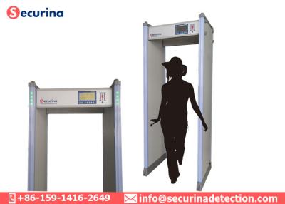 Cina Passeggiata resistente alle intemperie IP65 attraverso il rivelatore di sicurezza aeroportuale del portone con lo schermo LCD 7inch in vendita
