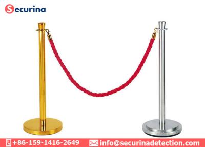 Китай Линия опора безопасности веревочки поляка связывая с Queuing аэропорта шарика барьера очереди верхний классический продается