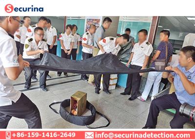 Cina Cerchio altamente protettivo leggero di sicurezza di soppressione della coperta della bomba manualmente aperto/fine in vendita