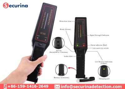 China varinha à mão GC-1002 do Mobile Security da barra do diodo emissor de luz do sinal do detector da segurança da bateria 9V à venda