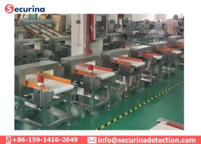China Auto inspeção industrial da transformação de produtos alimentares do alarme do som/luz do transporte do detector de metais à venda