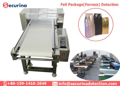 Cina Metal detectori su misura di trasformazione dei prodotti alimentari della cinghia 304 ss per l'ispezione ferrosa in vendita