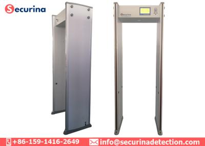 Cina 33 zone puntuali camminano attraverso il rivelatore di sicurezza inalterabile con la serratura/parola d'ordine in vendita