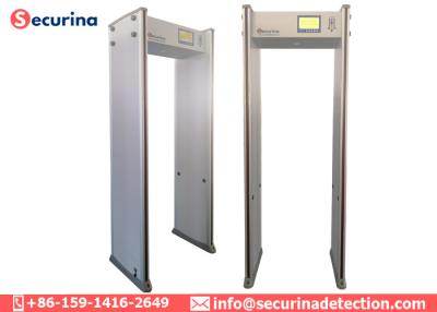 Cina Zona puntuale del metal detector 33 LCD a 7 pollici della pagina di porta dell'esposizione per il controllo di accesso delle entrate in vendita