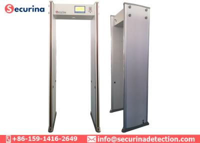 Cina 24 rivelatori AC100V~240V di sicurezza aeroportuale del metallo incurvati zone 2 anni di garanzia in vendita